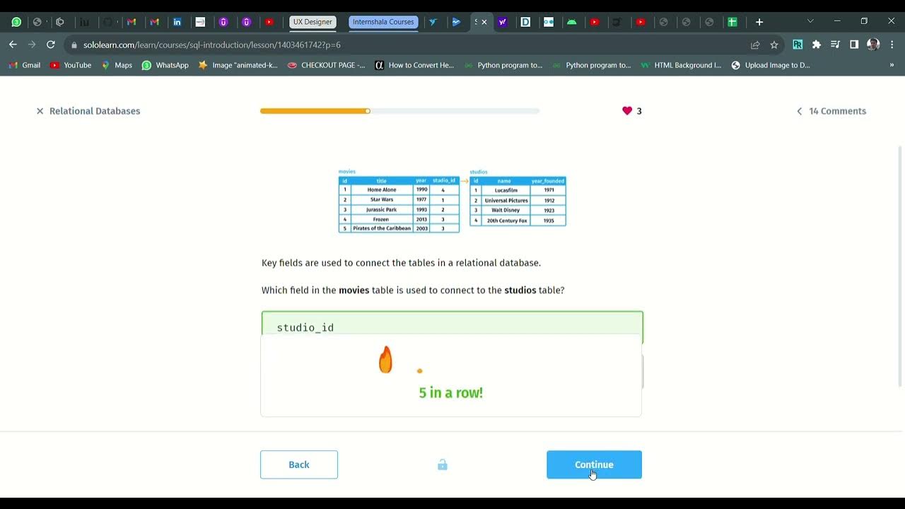 3 Relational Databases Introduction To Sql Sololearn Youtube