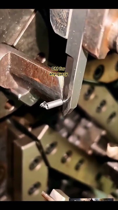 Spring making tool - YouTube