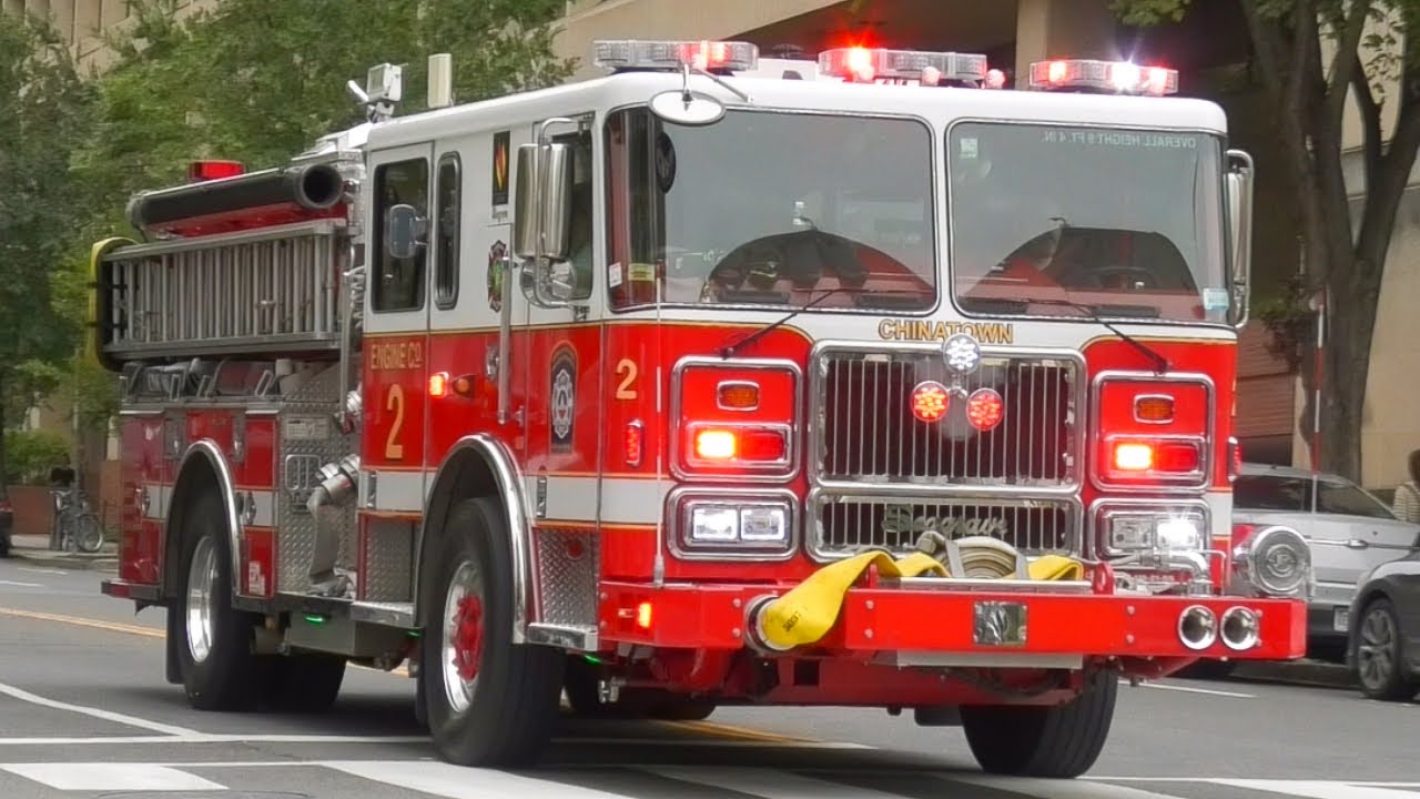 DC Fire & EMS Engine 2 Responding - YouTube