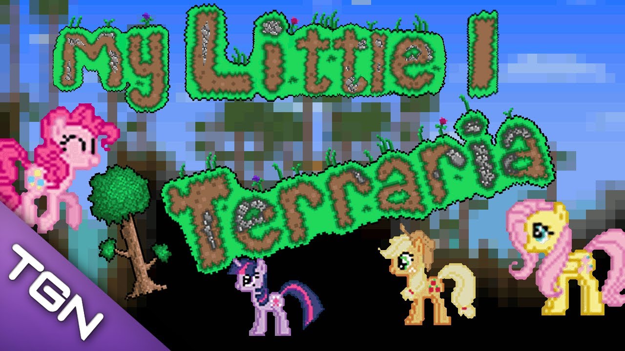 My Little Terraria Adventuring is magic episode 1 "Lets begin" - YouTube