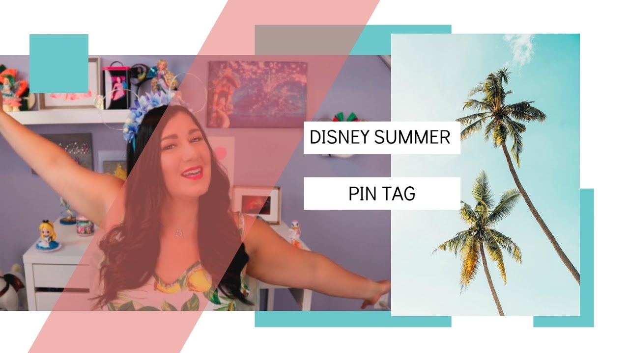 DISNEY SUMMER PIN TAG | exclusive Disney pins - YouTube