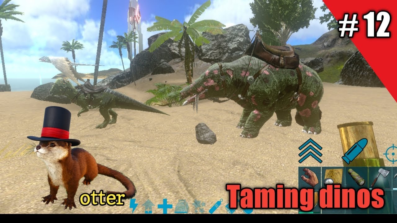 ark survival evolved | taming otter | ark survival evolved gameplay ...
