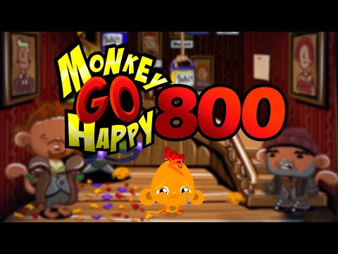 Игра "Счастливая Обезьянка 800" (Monkey GO Happy 800) - прохождение ...