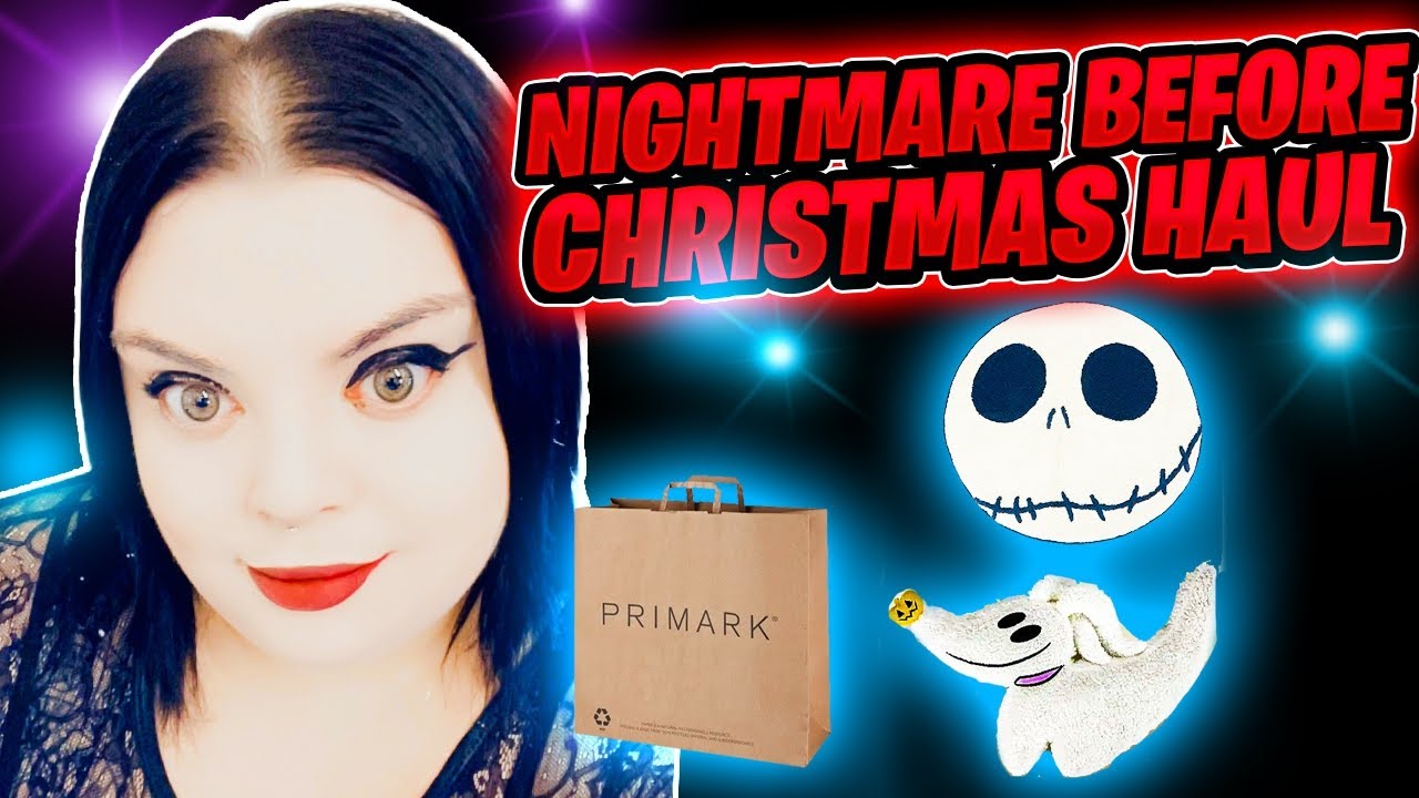 Nightmare Before Christmas 30th Anniversary Haul PRIMARK & ASDA Home ...
