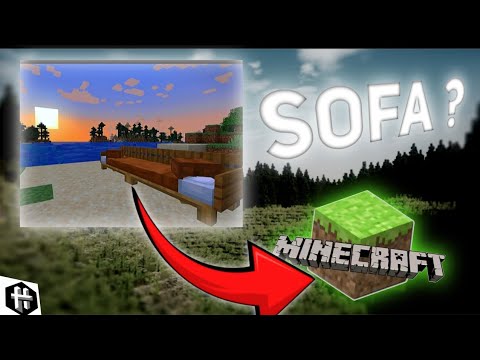 How to make a sofa in Minecraft - YouTube