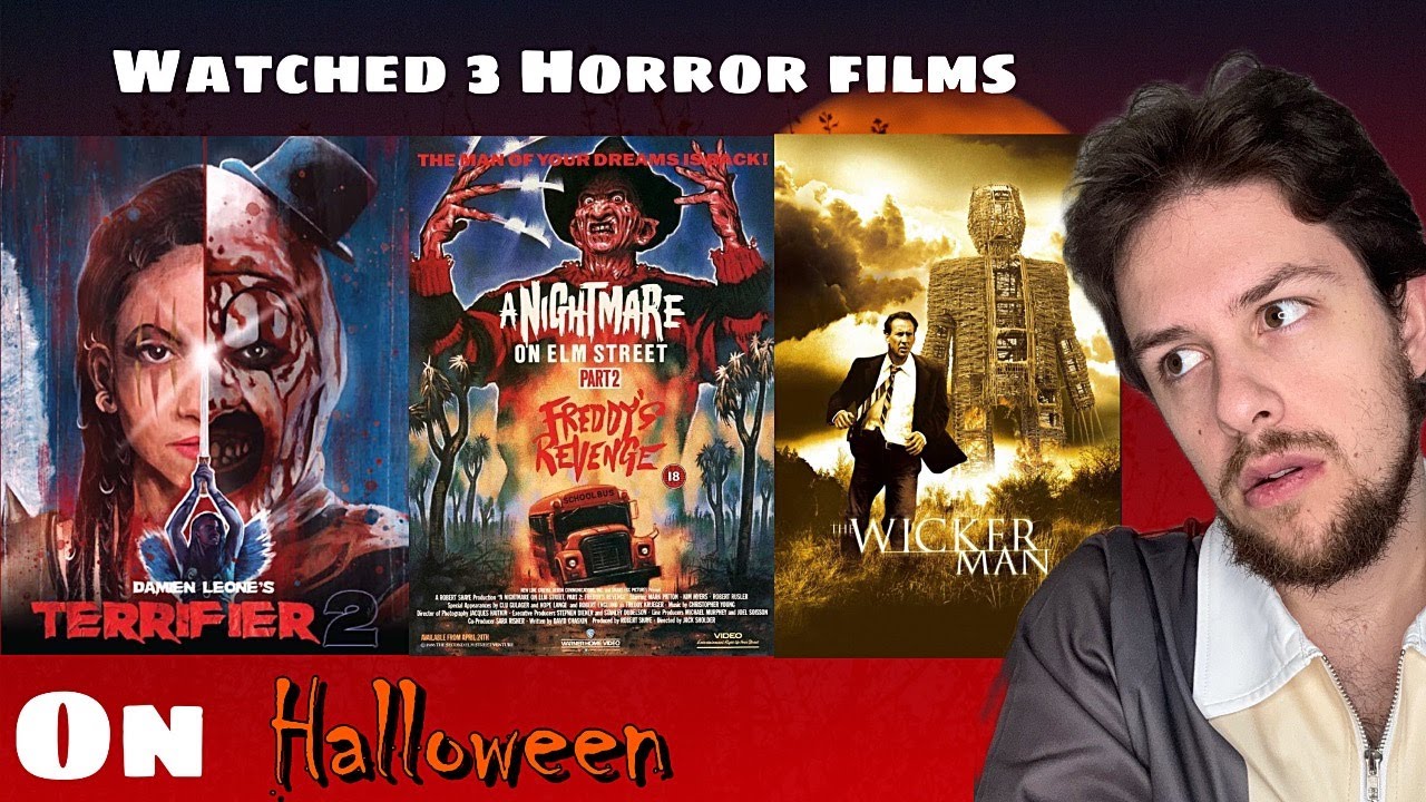 I Watched 3 Horror movies on Halloween 🎃 - YouTube
