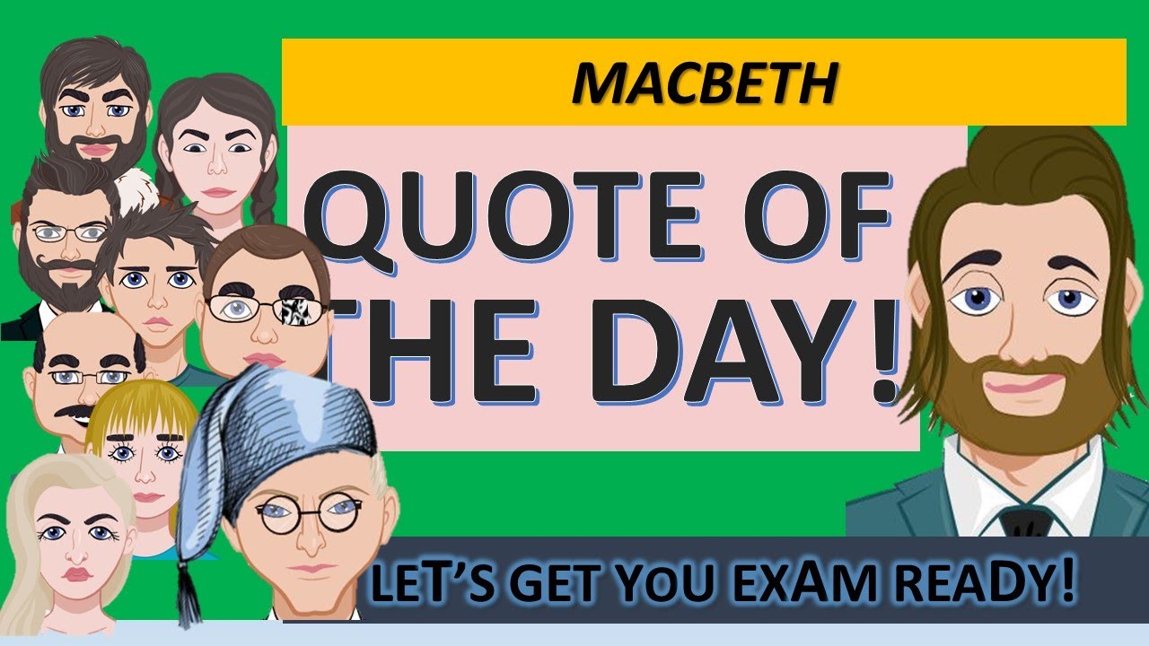 Macbeth Revision in Less Than 30 Seconds! Shakespeare Key Quote ...