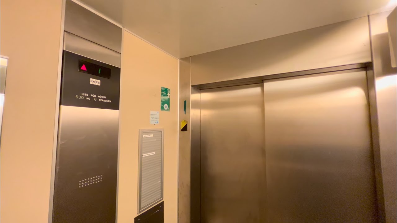 1985 KONE Roped Hydraulic Elevator @ Main Library, Sala, Sweden. - YouTube