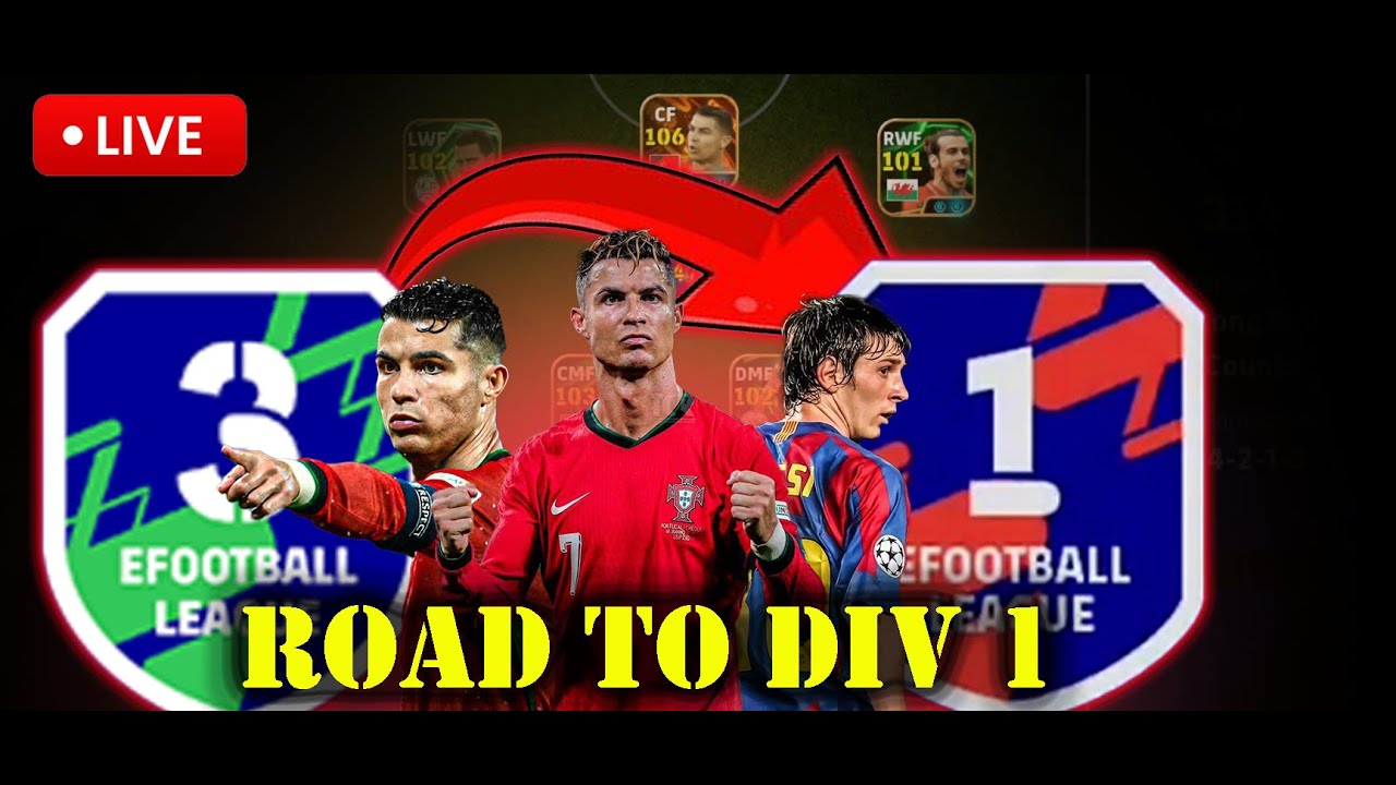 DAY ONE OF TRYING TO GET TO DIV 1 FROM DIV IN eFootball. - YouTube