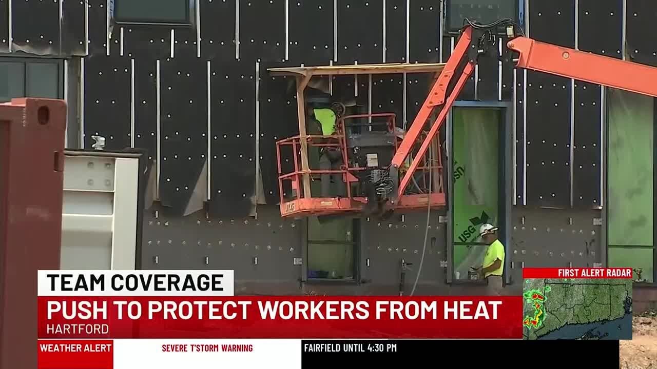 Push to protect workers in the heat - YouTube