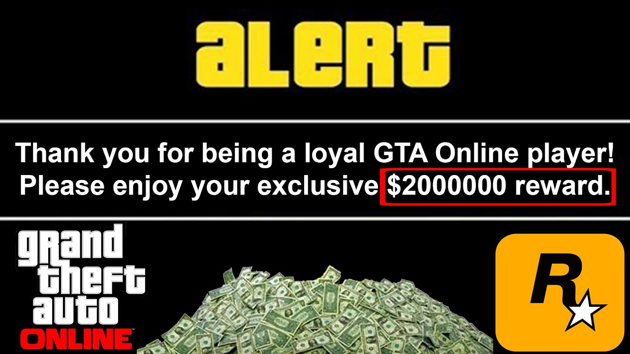 Rockstar Giving ALL GTA 5 Online Players $2,000,000 FREE Money + HUGE ...