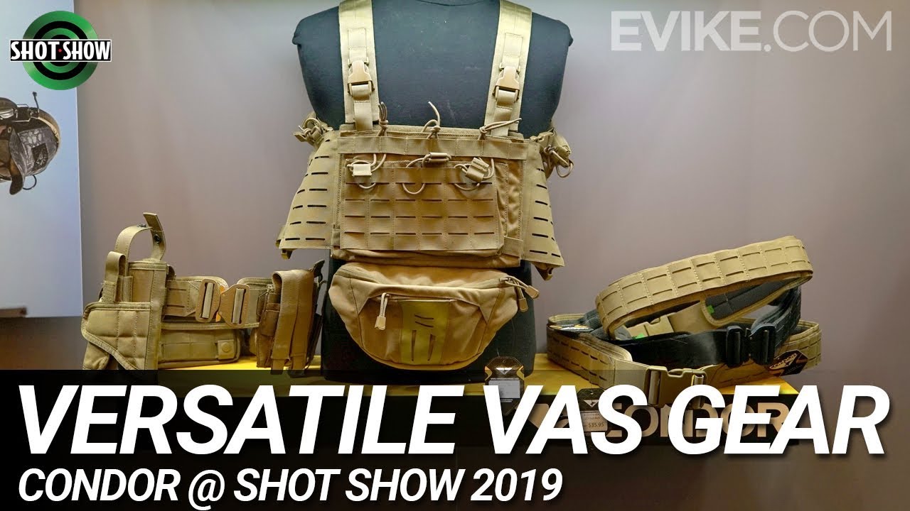 Versatile VAS Gear from Condor - Shot Show 2019 - YouTube