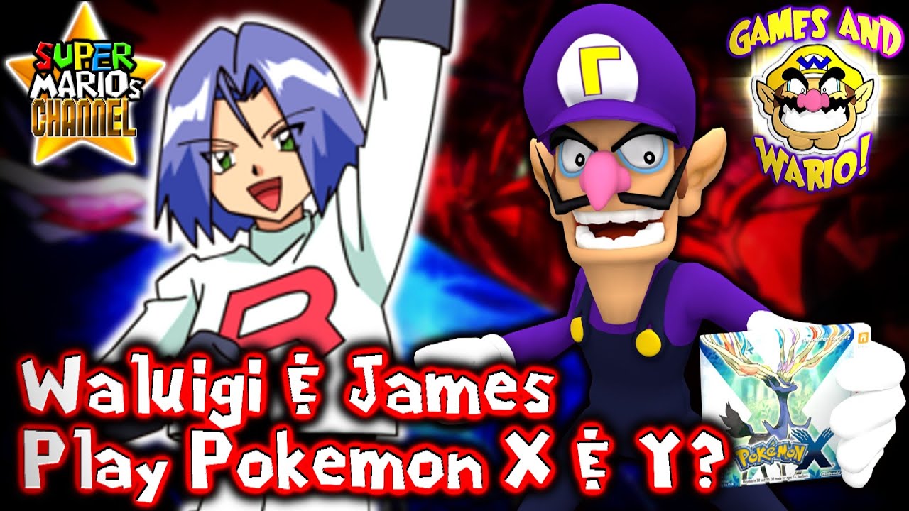 SMC: Waluigi & James Play Pokémon X & Y? - YouTube