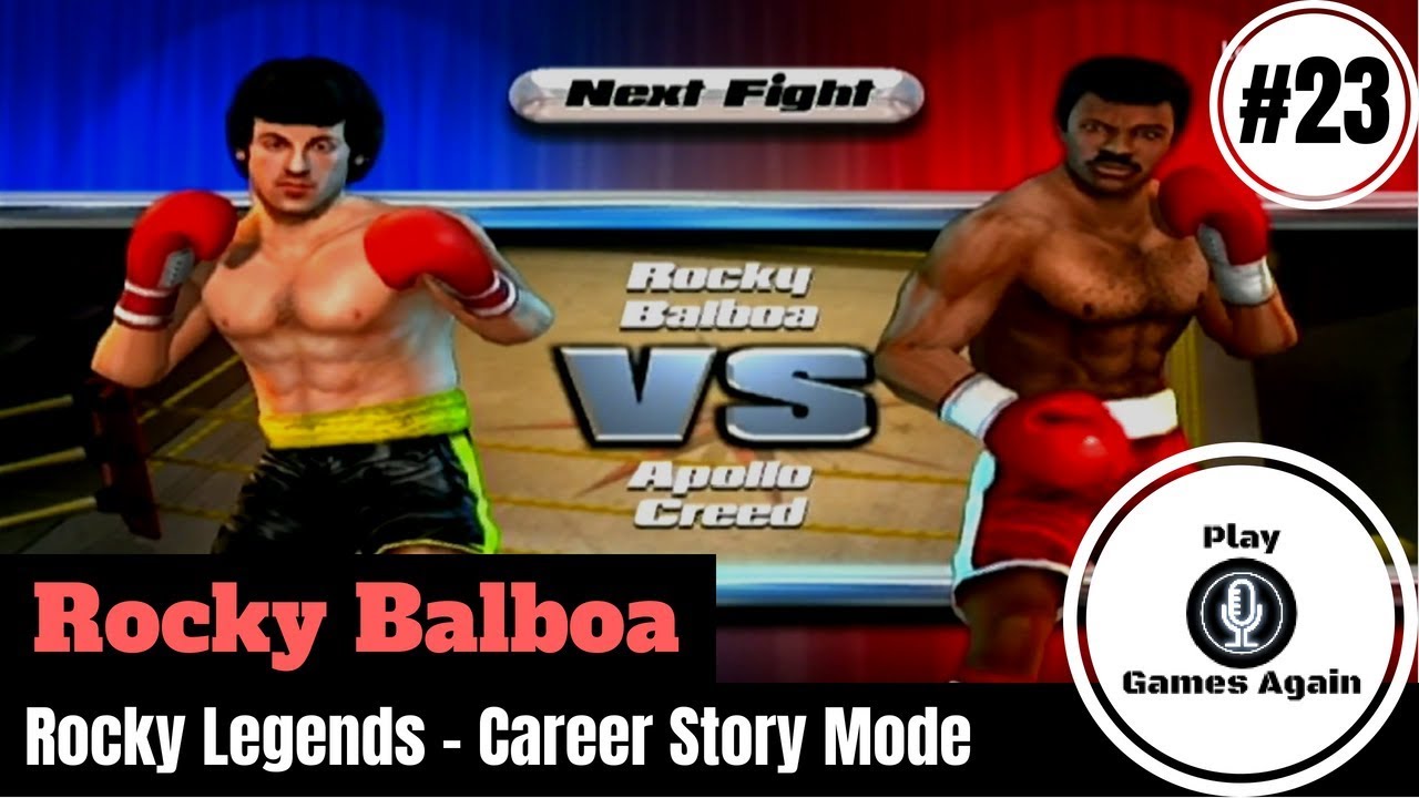ROCKY BALBOA | FIGHT 23 VS APOLLO CREED | ROCKY LEGENDS - YouTube