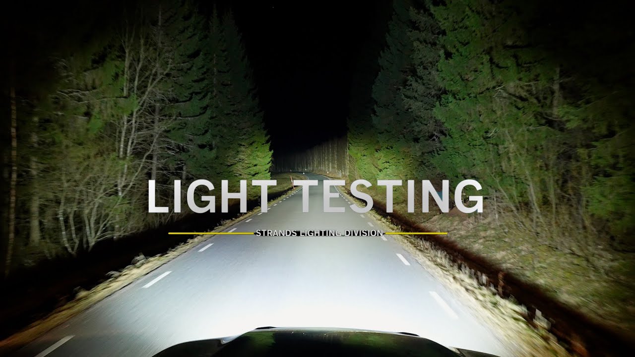 LIGHT TESTING - BIG ENERGY DRIVING LIGHT 9" - STRANDS LIGHTING DIVISION ...