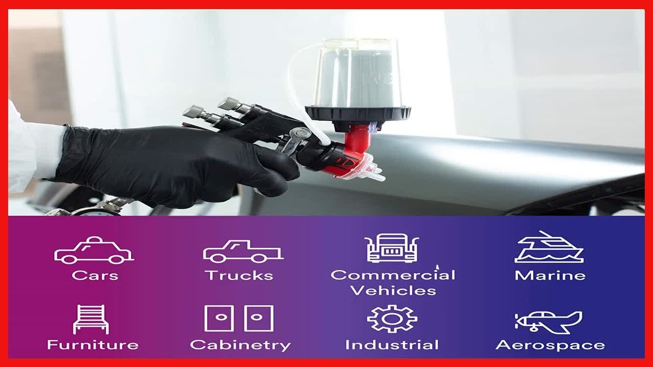 3M PPS Type H/O Paint Pressure Cup System for Thick Coatings and ...