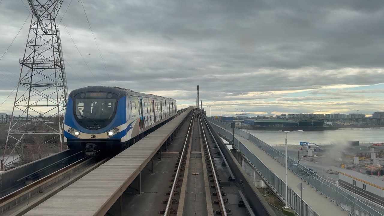 Vancouver SkyTrain Ride | Canada Line to YVR-Airport - YouTube