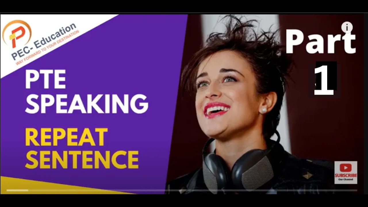 PTE Repeat Sentence practice : PTE Repeat Sentence tips and tricks | PTE sample answer - YouTube