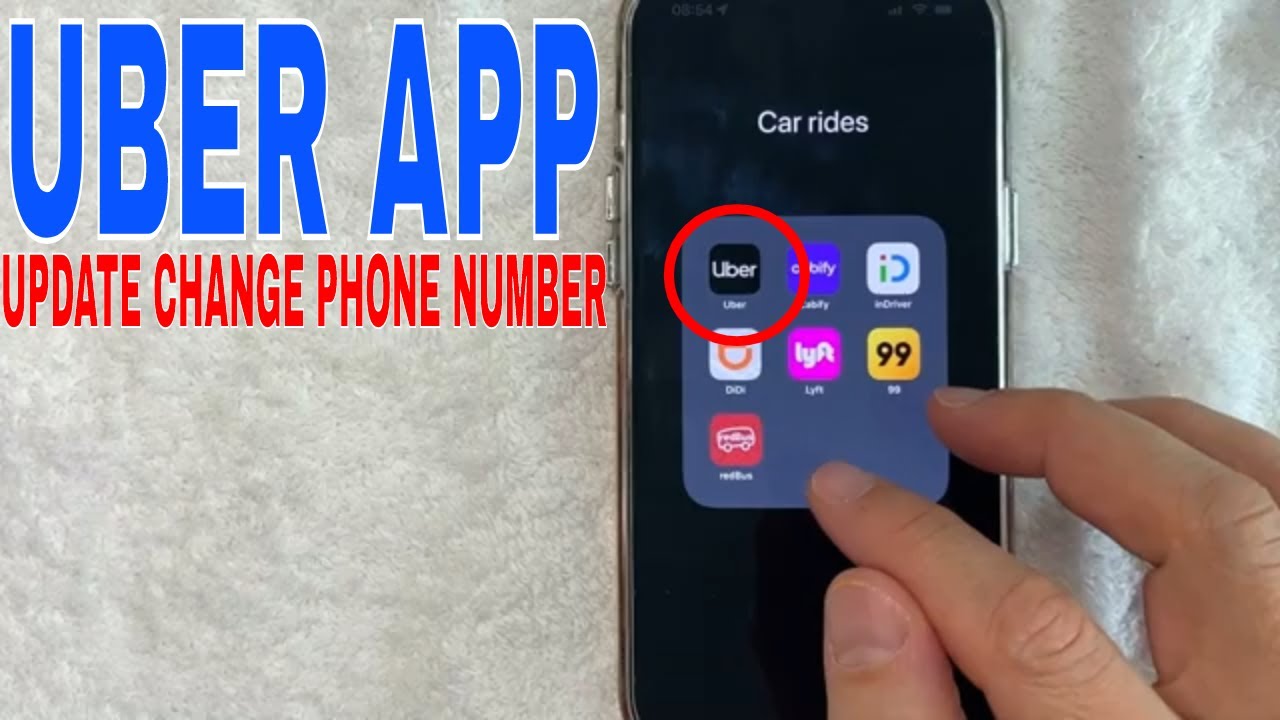 How To Update Change Phone Number In Uber App 🔴 - YouTube