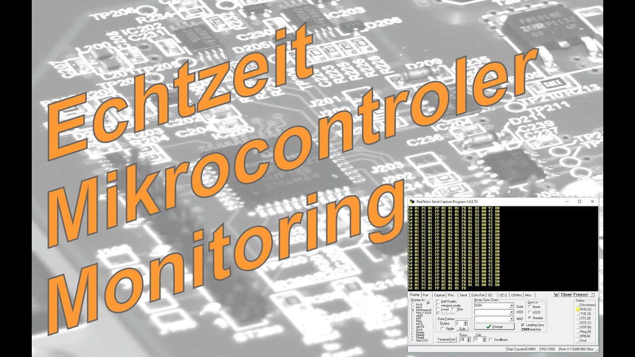 Mikrocontroler Echtzeit Monitoring - YouTube