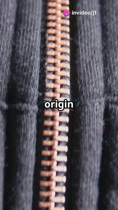 The Wild Origin of the Zipper: 80 Years in the Making! #facts #history #zippers #shorts #ai #fyp ...