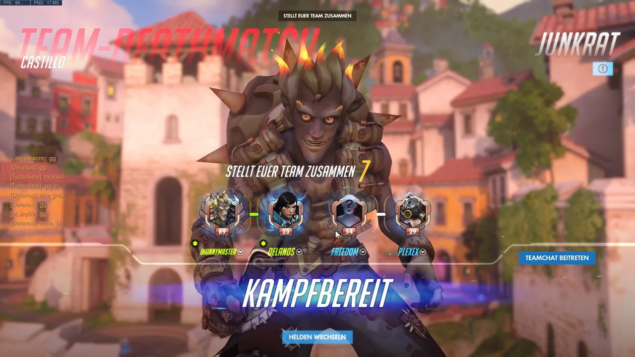 Let's play OVERWATCH #004 - German Gameplay :S2: 2017 - Team-Deathmatch ...