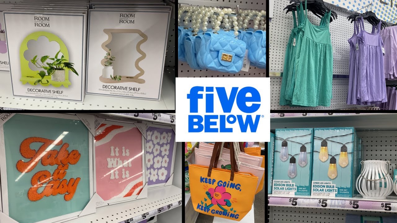 🔥FIVE BELOW SHOP WITH ME‼️FIVE BELOW ROOM DECOR | FIVE BELOW CLOTHING ...