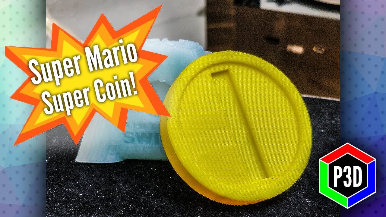 Super Mario Coin! - 3D Printing Tutorial - YouTube