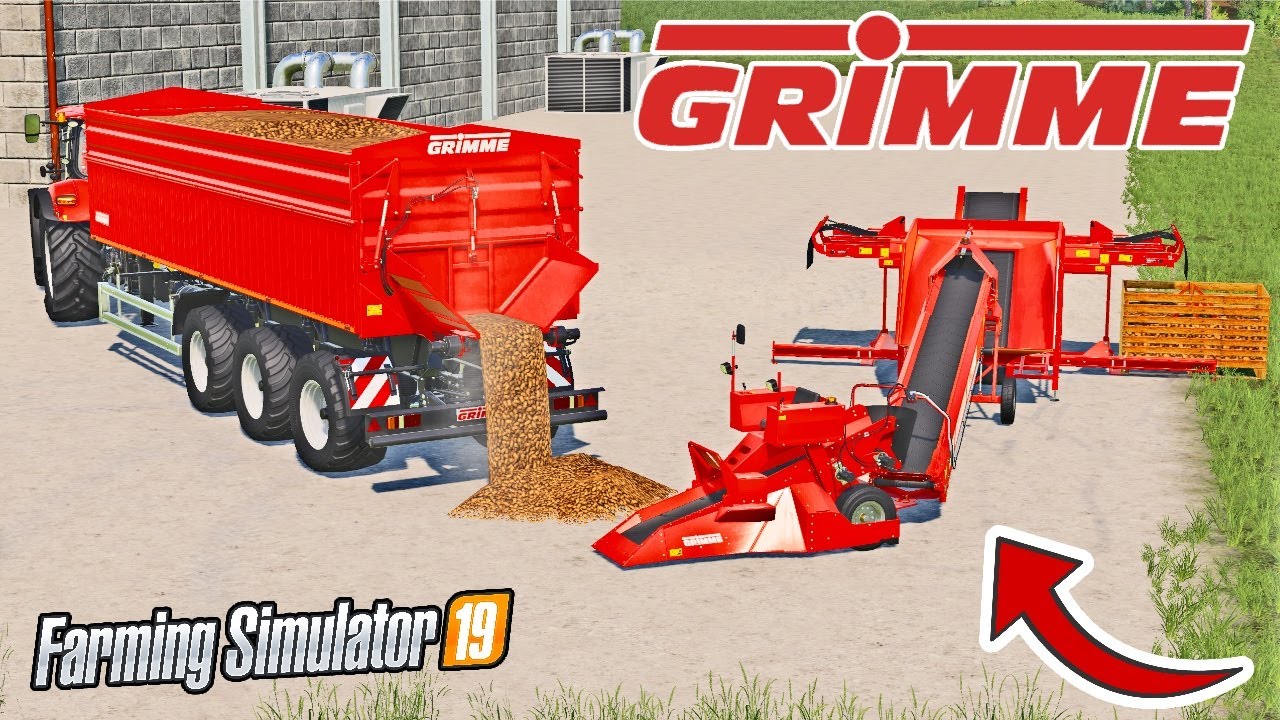 GRIMME DLC - First Look! Farming Simulator - YouTube