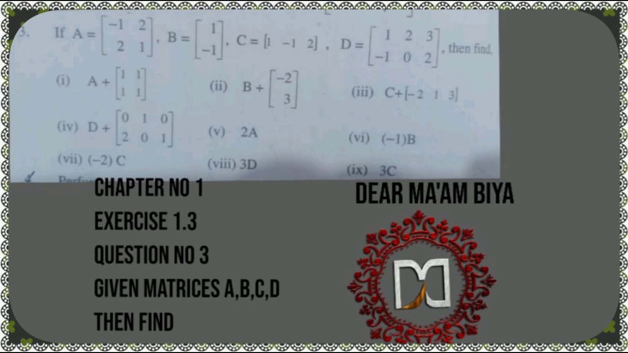 Properties of Determinants, properties verification with Solved ...