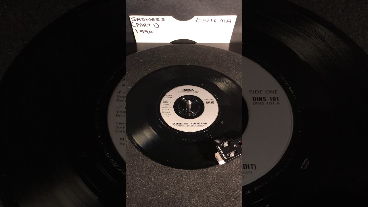 Enigma - Sadness ( Part One ) Vinyl 45 From 1990 . - YouTube