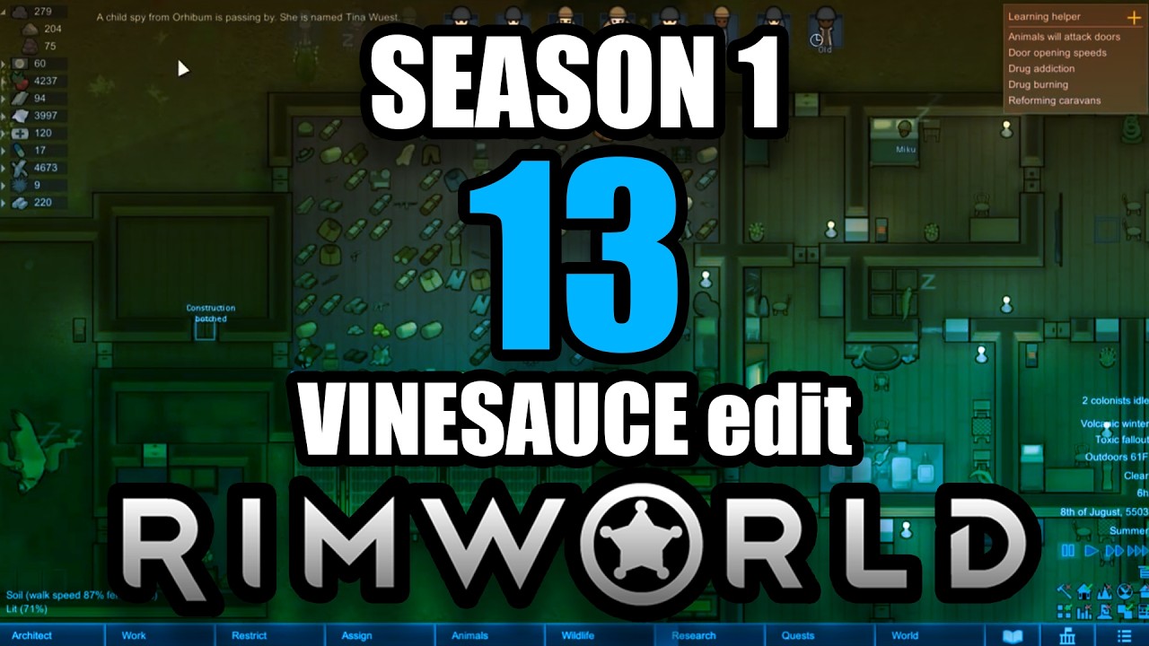 [Vinesauce Fan Edit] RimWorld Part 13 - YouTube