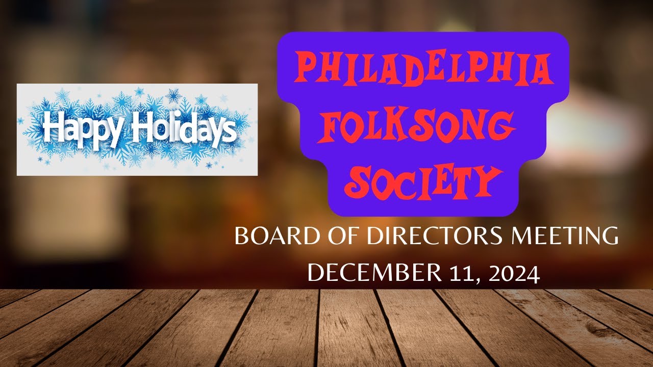 2024 PFS BOD - December - YouTube