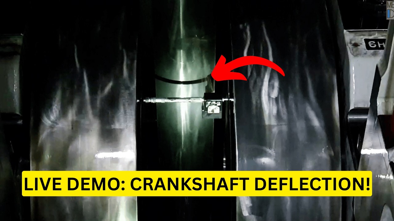 Crankshaft Deflection on Ship | How to Use Deflection Gauge | Marine ...