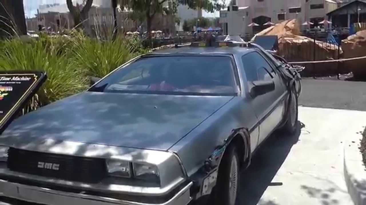 Back To The Future - 'Time Machine' car and 'The Jules Verne Train ...