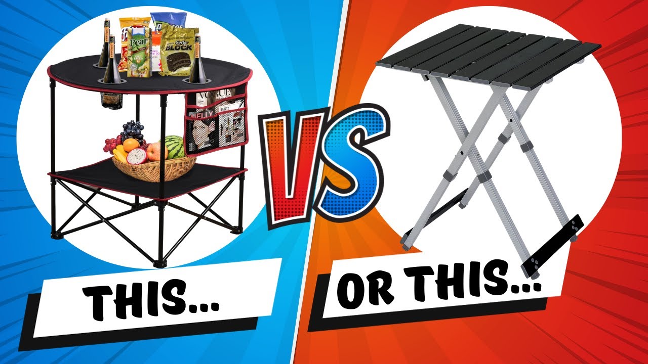 The BEST Portable Camping Tables on Amazon COMPARED! | Best Seller ...
