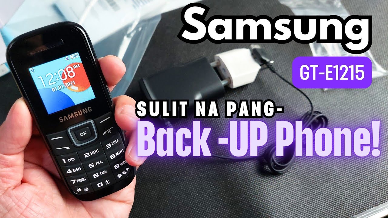 Samsung GT-E1215 Unboxing & Quick demo. #unboxing - YouTube