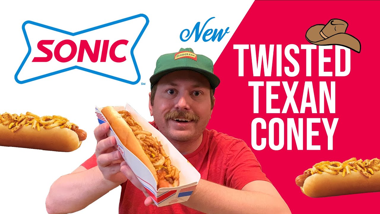 Sonic NEW Twisted Texan Coney Review - YouTube