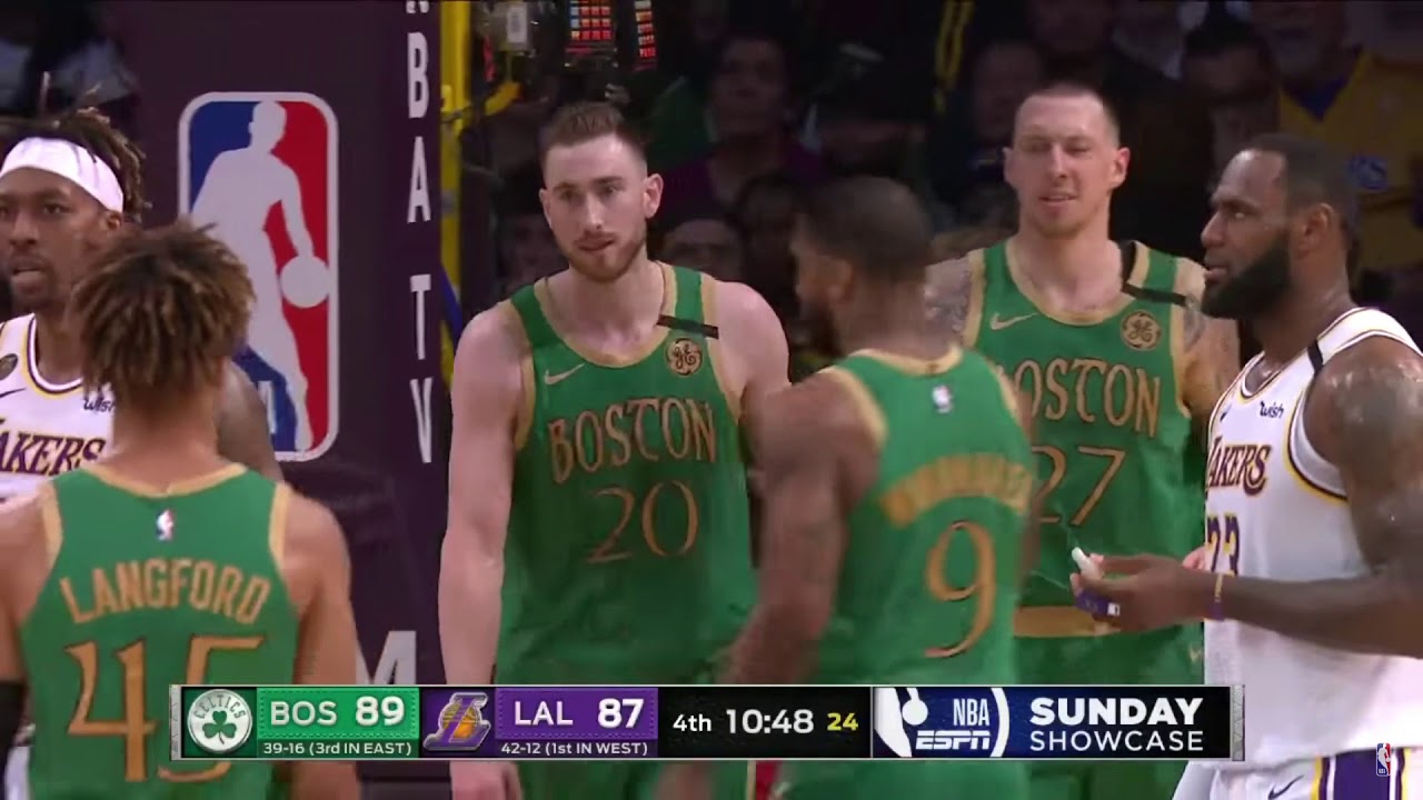 BOSTON CELTICS VS LOS ANGELES LAKERS FULL GAME HIGHLIGHTS 2/23/20 - YouTube