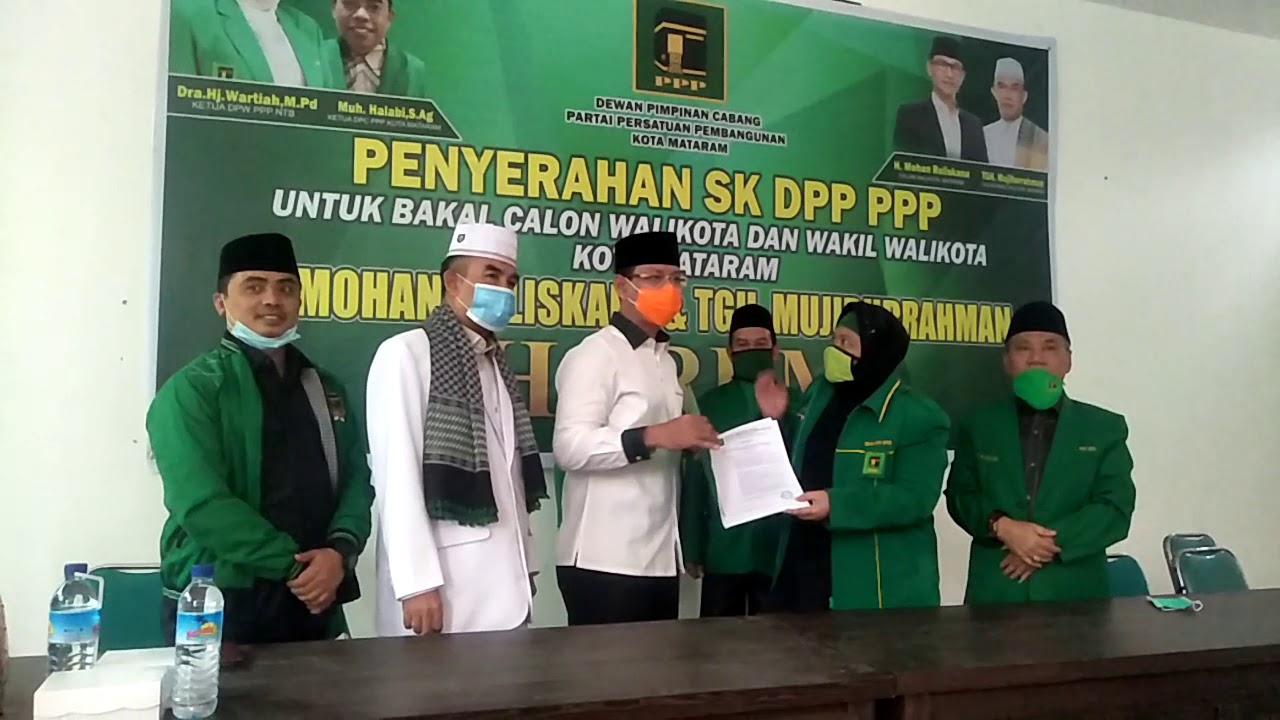 SK DPP PPP Diserahkan langsung oleh ketua DPW PPP NTB ke Paket HARUM di ...