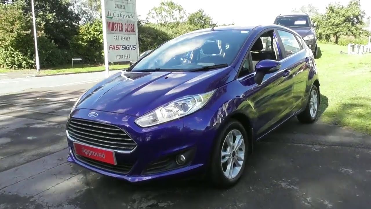 Ford FIESTA 1.2 ZETEC finished in Lightining Blue ,video walkaround ...