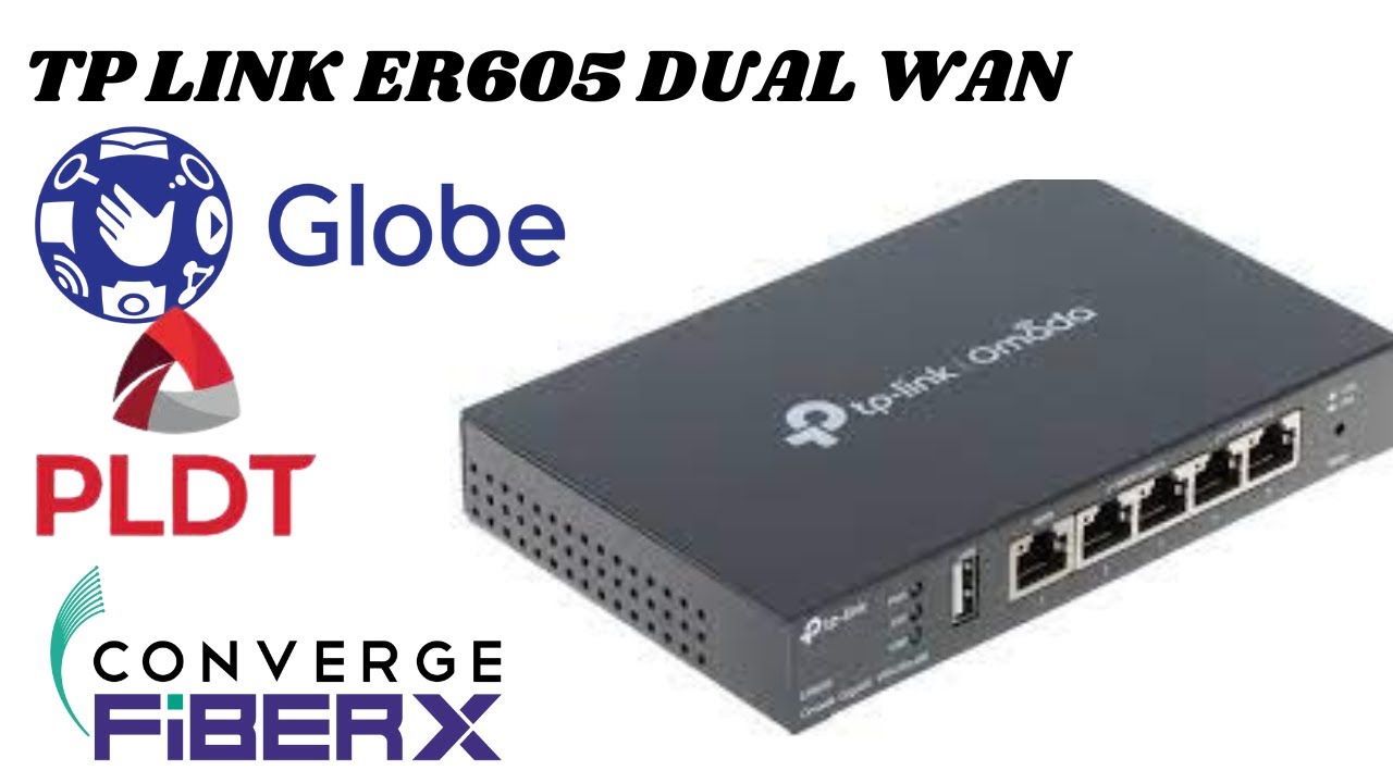 TP LINK DUAL WAN ER 605 - YouTube