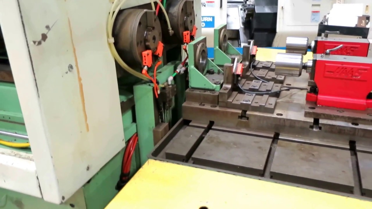 1/2" X 36" DEHOFF TWIN SPINDLE KNEE TYPE GUN DRILLING MACHINE - YouTube