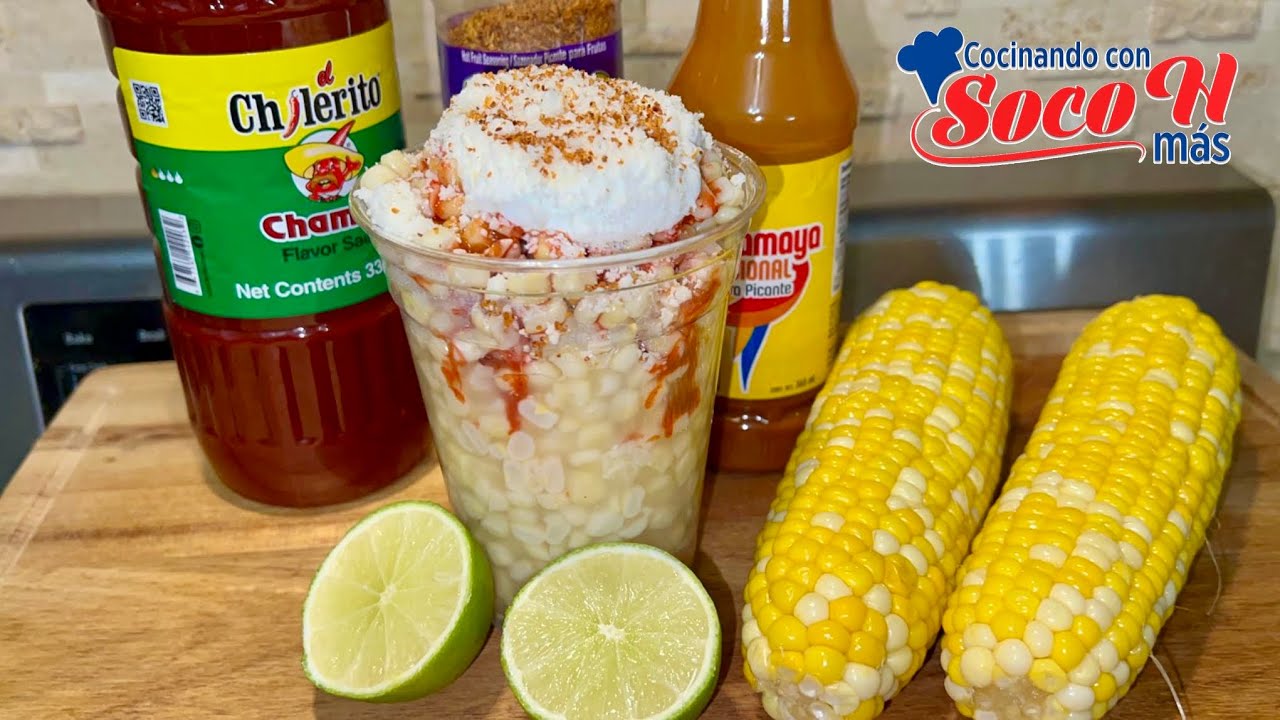 Como Hacer ESQUITES mexicanos | Coctel de ELOTE | Receta Fácil y RÁPIDA ...