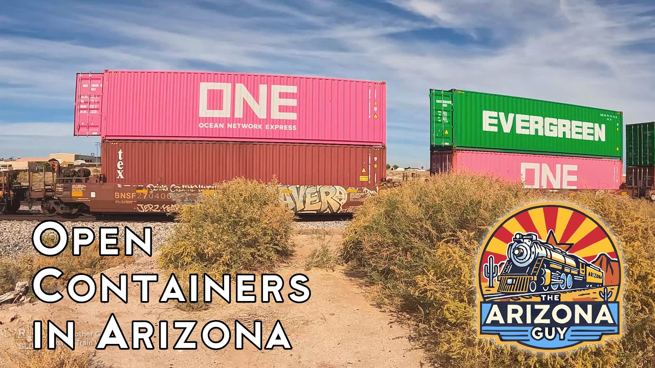 The Arizona Guy! Intermodals with open doors, the Yuma local, and more ...