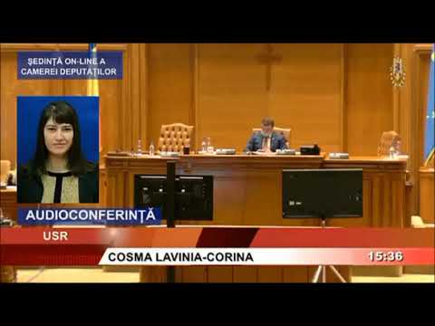 10.06.2020 - Declarație politică - Lavinia Corina Cosma, deputat USR ...