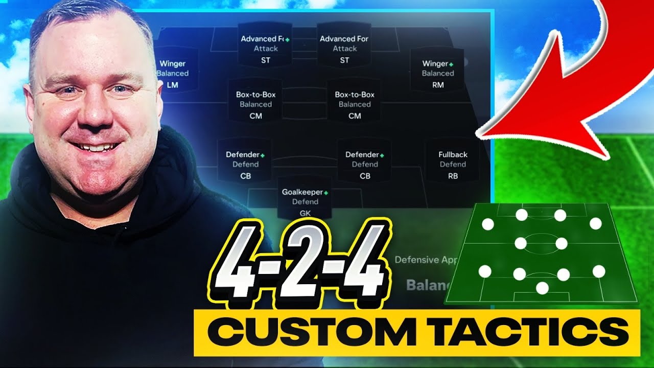 EAFC 25 - ULTRA ATTACKING 424 CUSTOM TACTICS & PLAYER ROLES!! - YouTube