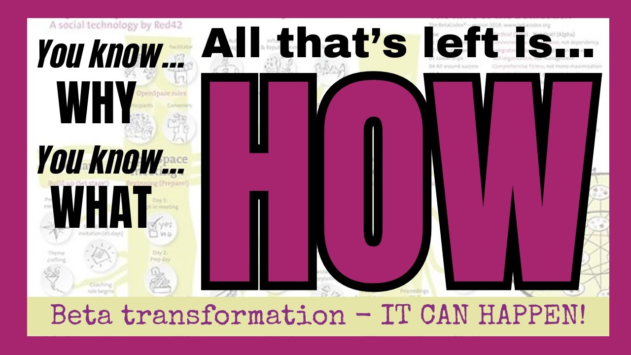 All that's left is HOW - Making Beta transformation happen 🔴 BetaCodex ...