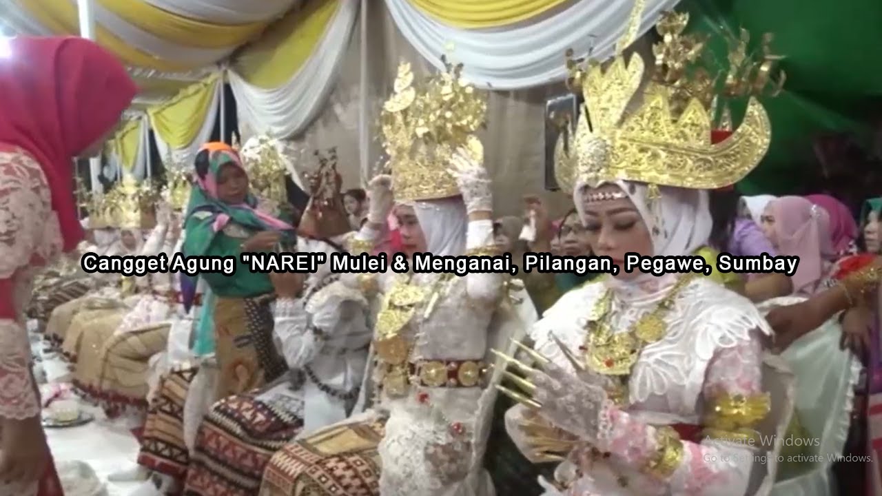 Cangget Agung "NAREI" Mulei & Menganai, Pilangan, Pegawe, Sumbay - YouTube