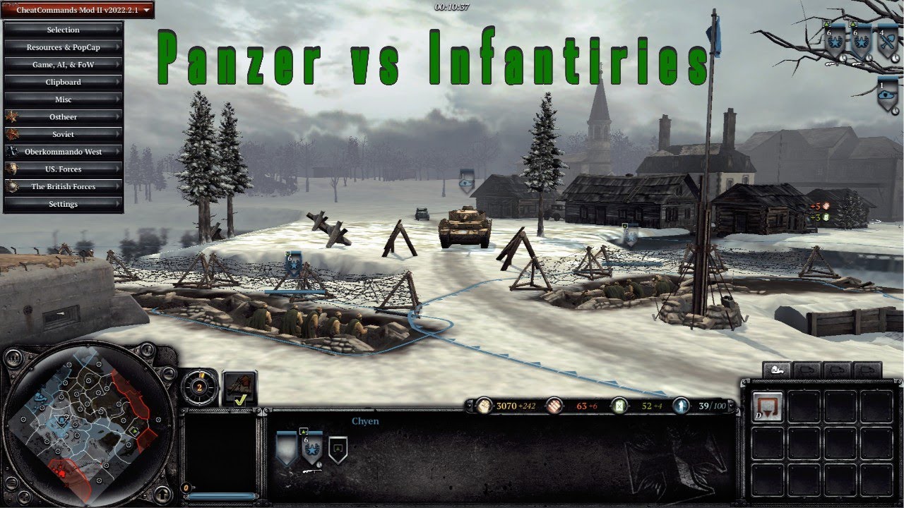 Panzer IV Ausf.J vs Infantiries (Ptrs 41 anti tank rifle) | Company of ...